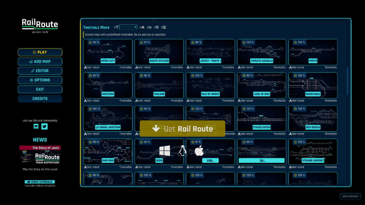 Rail Route – A train dispatcher simulator game